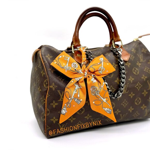 Luxury Inspired Twilly | Accessories | New Fashion Twilly Bow Bag Charm ...